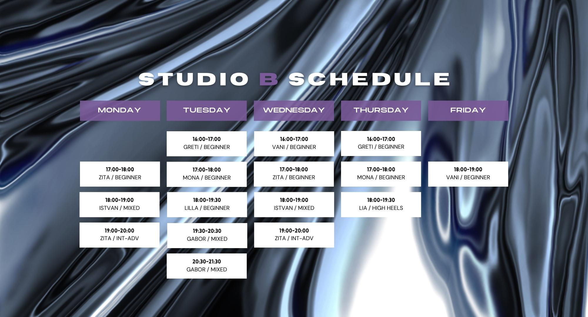 SCHEDULE – R3D ONE